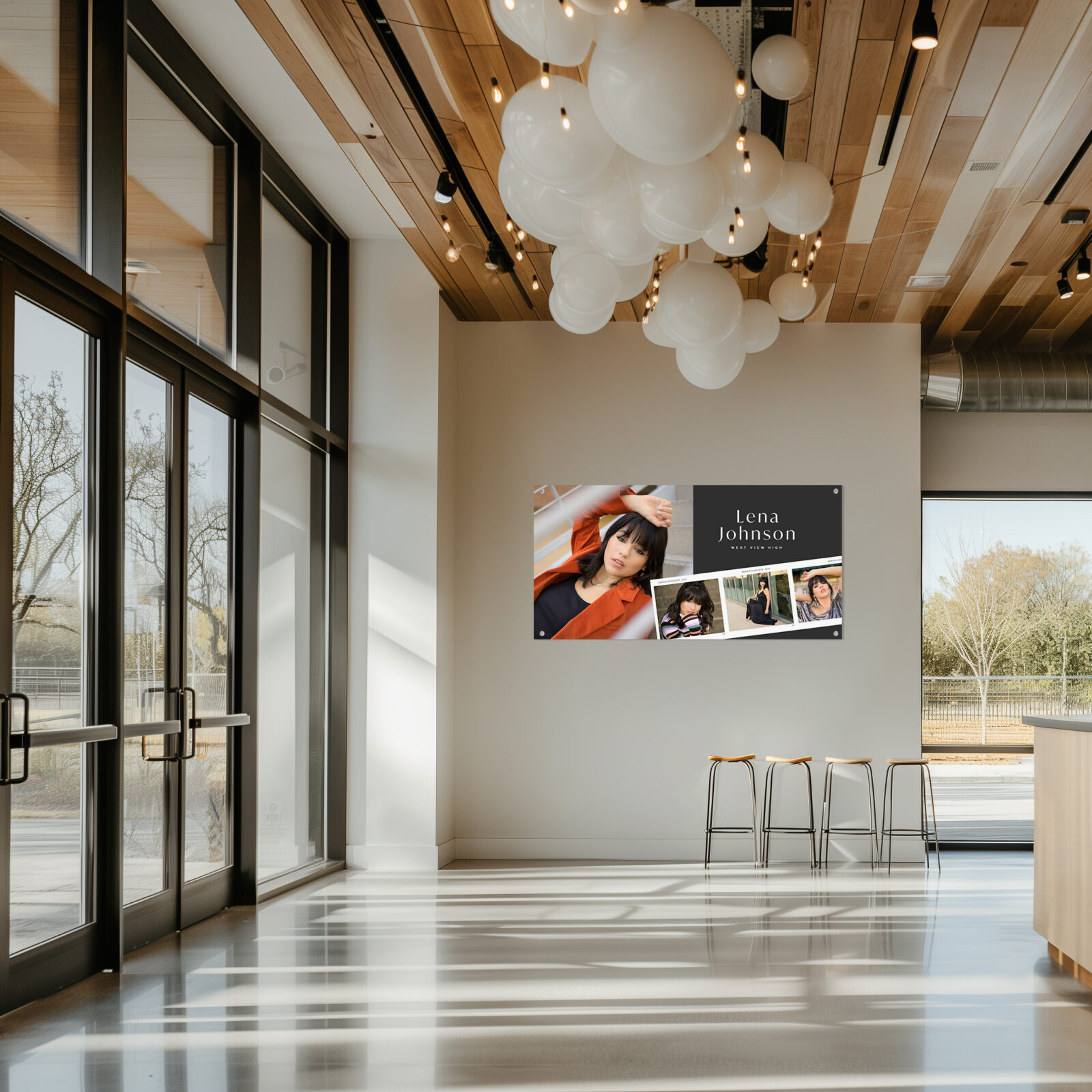 Senior Graduation Party Ideas that Use Senior Pics as Party Decor